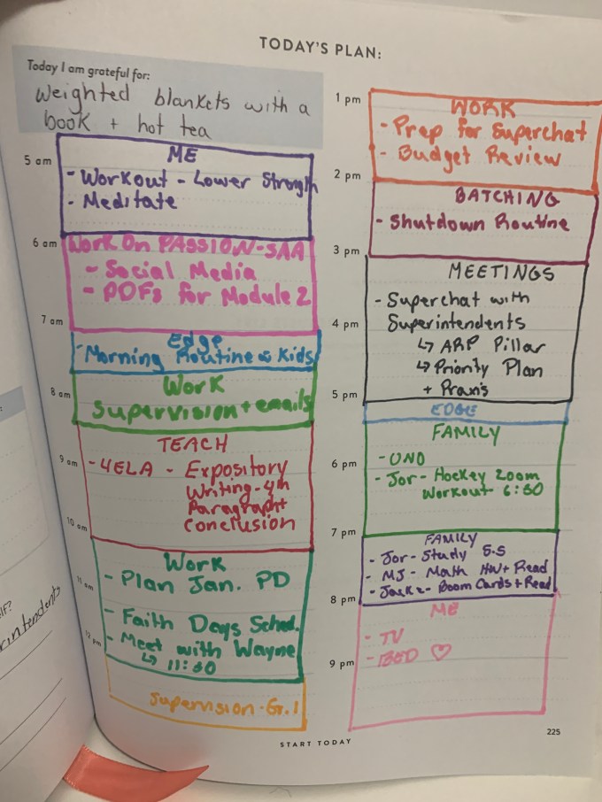 A Template To Set Up Your Ideal Work Week – Even If You Miss…..
